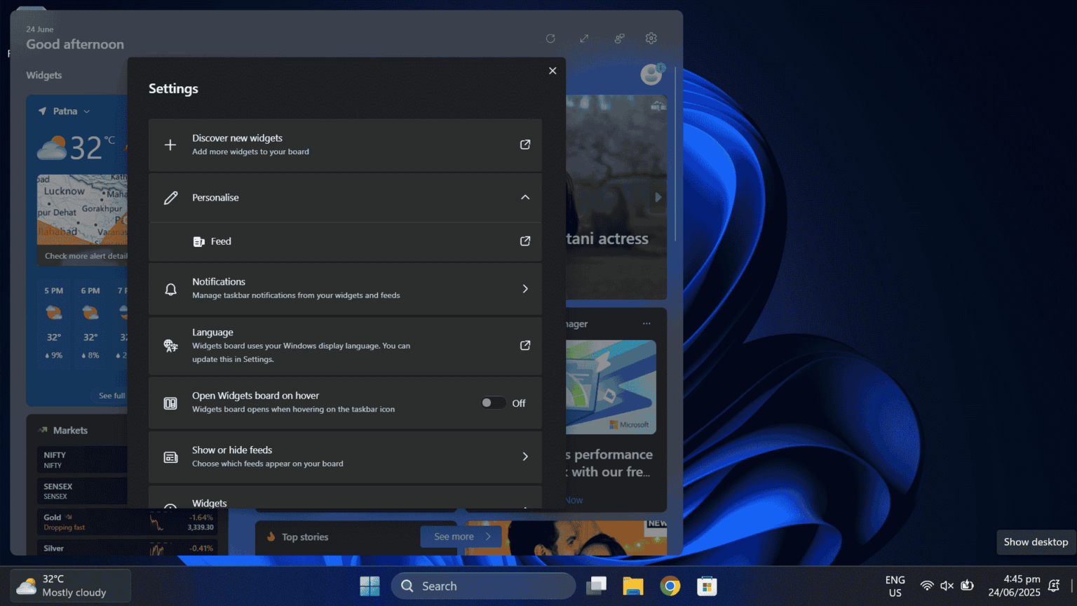 How to Turn Off News Feed Widget in Windows 11 - Edsignia